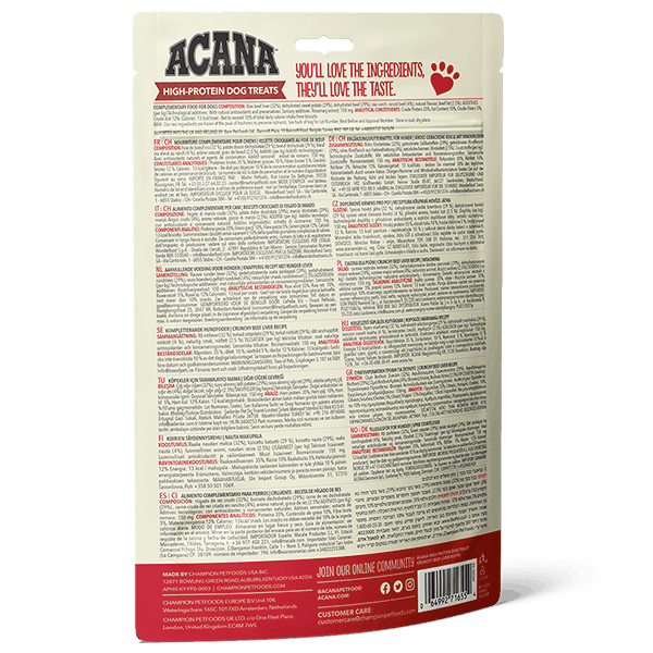 Natural & Healthy Dog Treats - ACANA
